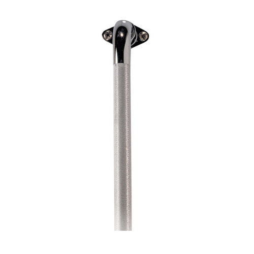 Chrome Knurled Grab Bar with Rotating Flange | Mobility Equipment