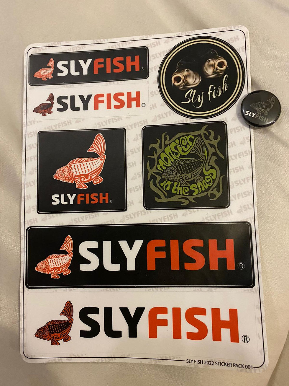 Classic Sly Sticker Pack | Slyfish Official 24