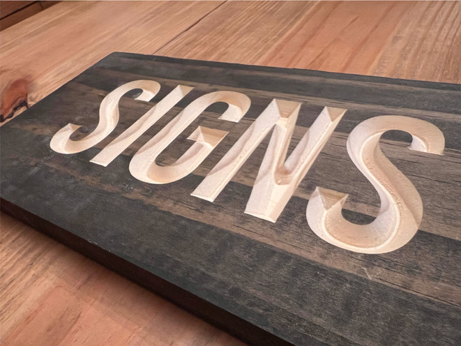 CNC Routed Signs | Signs of the Pines