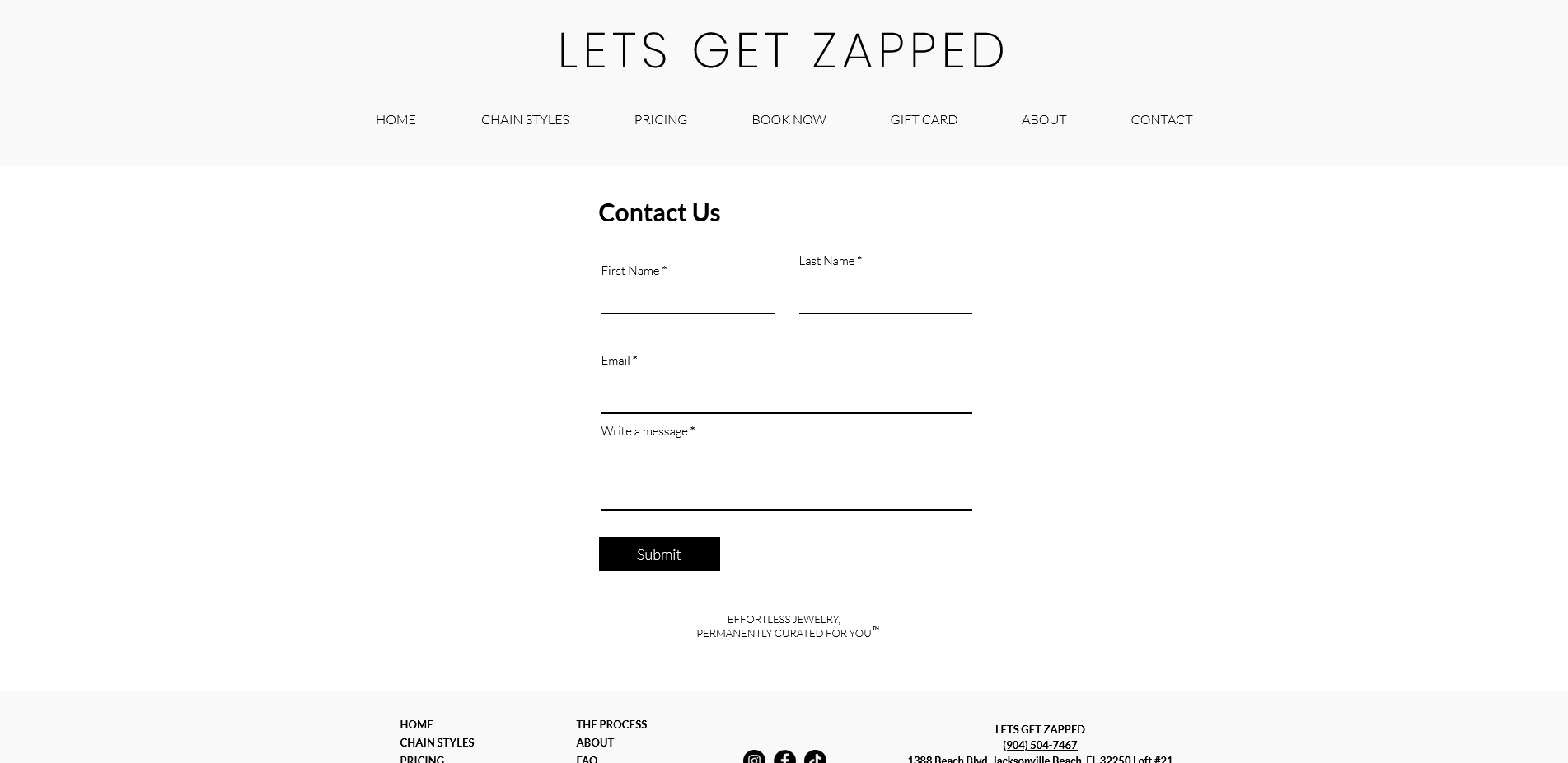 CONTACT | Lets Get Zapped