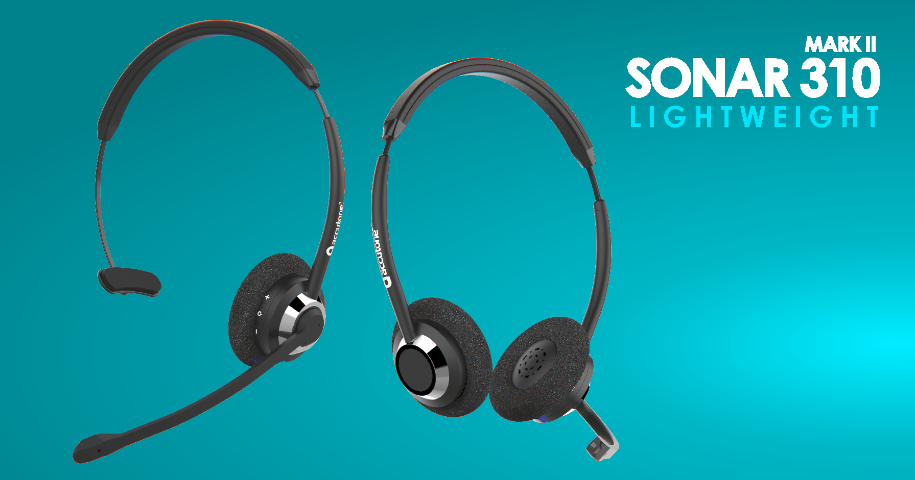 Sonar 310 Mark II NC Lightweight Wireless Headset with Bluetooth