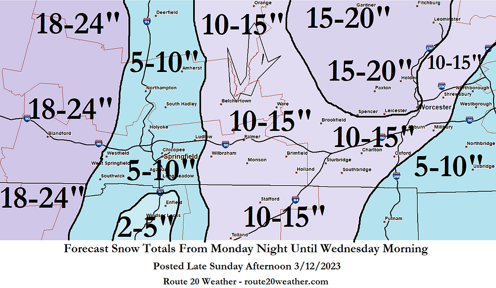 A Major Winter Storm Is On The Way For Much Of Western & Central Mass ...