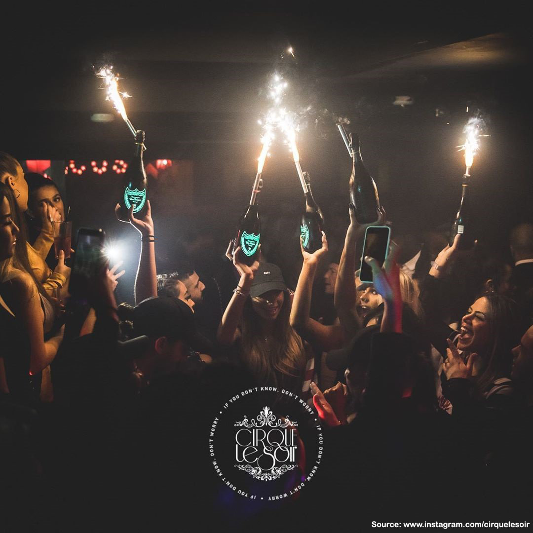 Cirque Le Soir Table Booking - Cirque Le Soir London VIP Tables and ...