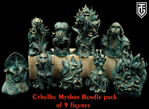 Cthulhu Mythos bundle pack of 9 figures | georgetsougkouzidis