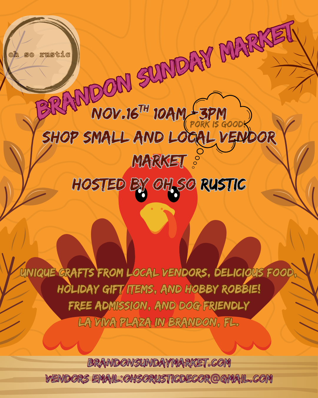 Shop Small and Local Vendor Market | Brandonsundaymarket