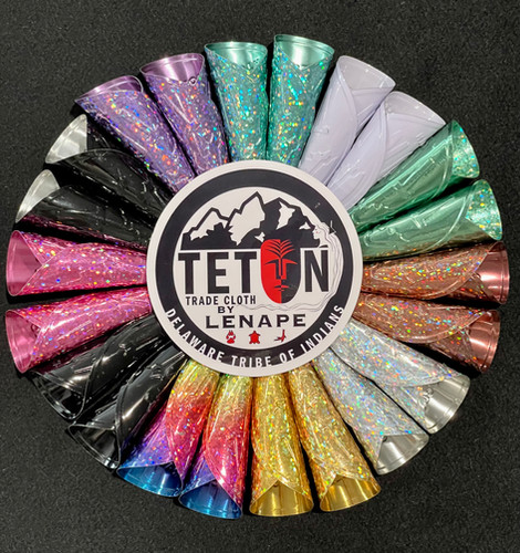 New Adult Glitter Jingle Cones (100 pcs) 2.5" long | Teton Trade Cloth