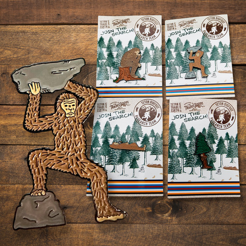 Bigfoot Enamel Pins | Teton Trade Cloth