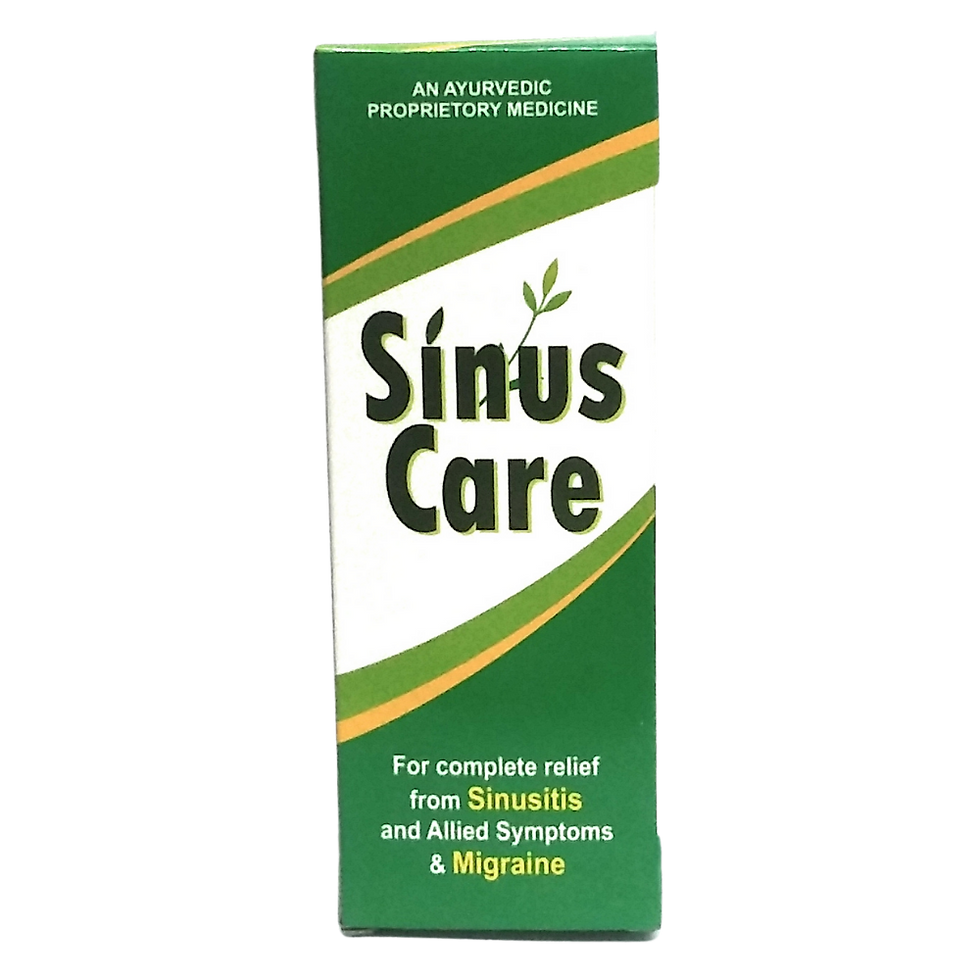 Sinus Care Hair Oil - Natural Relief for Sinusitis and Migraine with ...