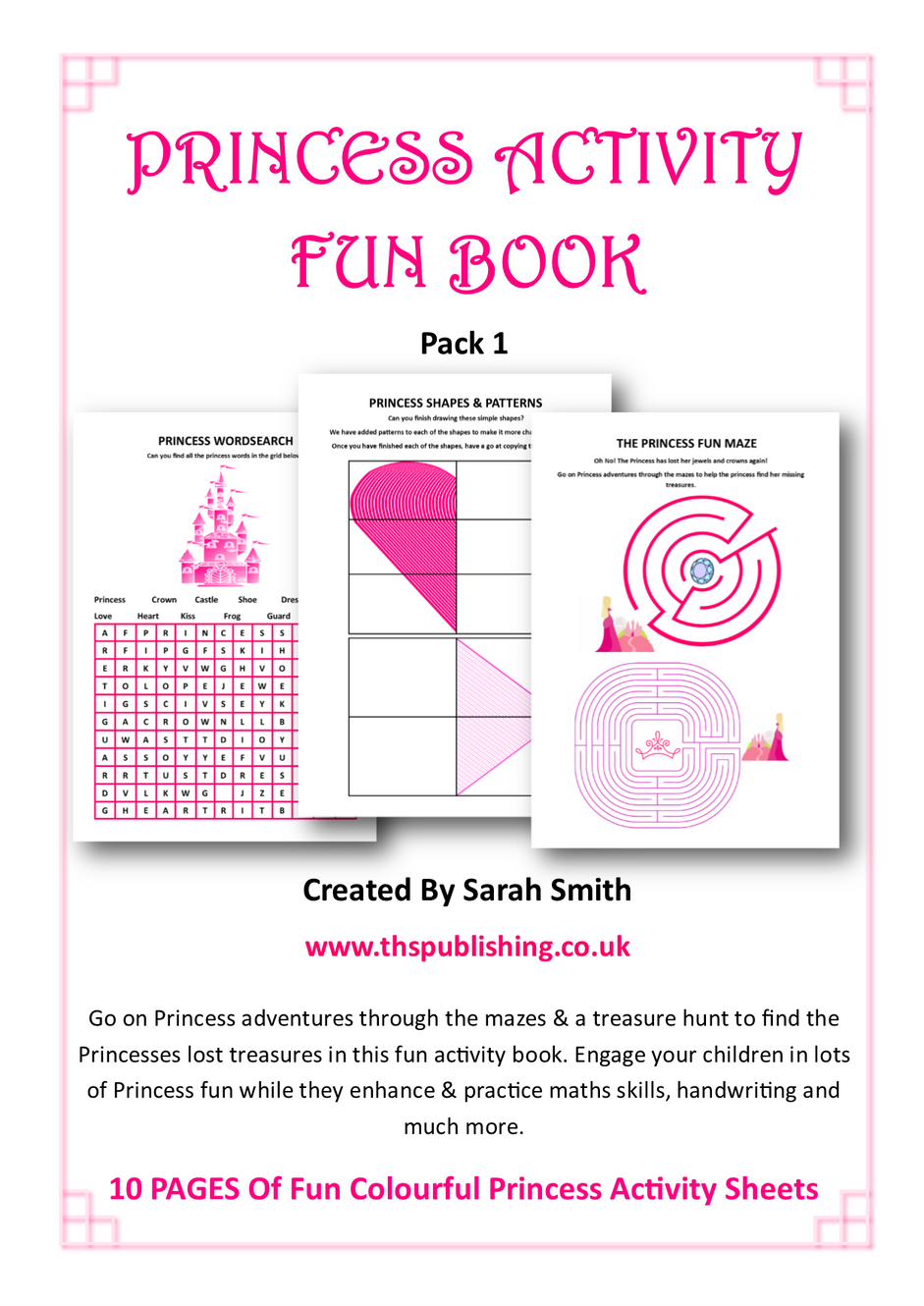 Printable Princess Snap/Memory Cards