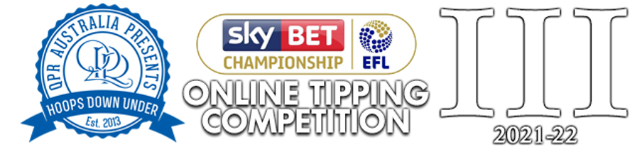 OUR THIRD TIPPING COMPETITION IS NOW OPEN!