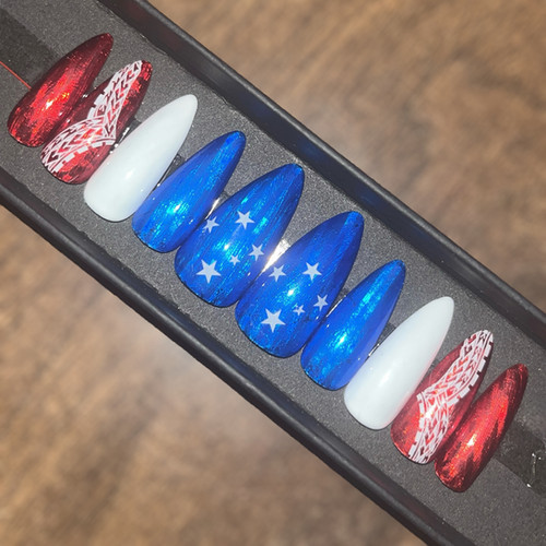 Samoa Flag | SkinCure Nails