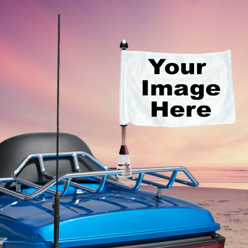 Custom Motorcycle Flag | Prints2Stickers
