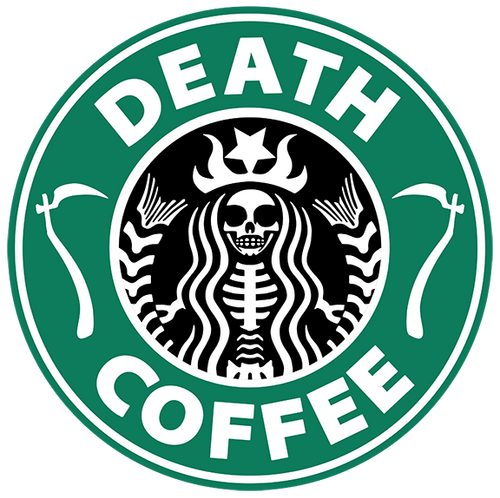 Starbucks Death Coffee | Prints2Stickers