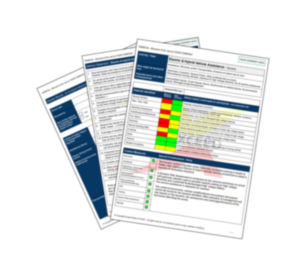 Roadside Risk Assessments, Vehicle Recovery Risk Assessment, PAS43 Risk ...
