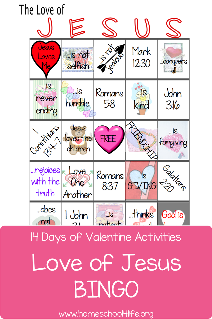 Love of Jesus BINGO