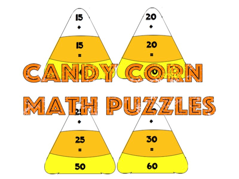Candy Corn Math Puzzles