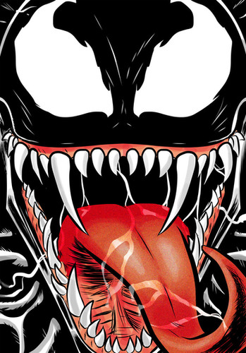 Venom HeadShot | TERRY HUDDLESTON ART