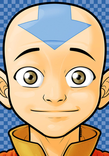 Aang Headshot | TERRY HUDDLESTON ART