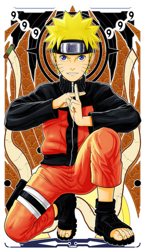Naruto IMPACT Texture Print 14x24 | TERRY HUDDLESTON ART