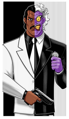 TWO FACE ANIMATED Billy Dee | TERRY HUDDLESTON ART