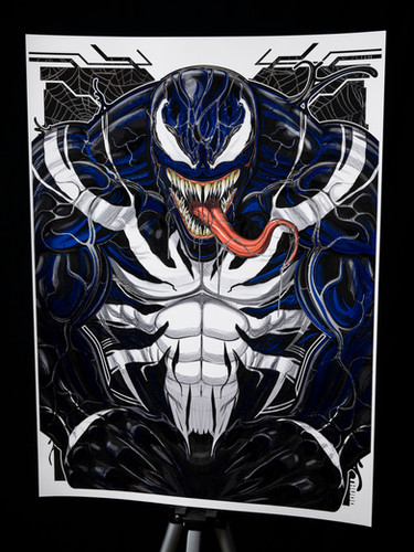 Venom ICON PREMIUM METALLIC TEXTURE | TERRY HUDDLESTON ART