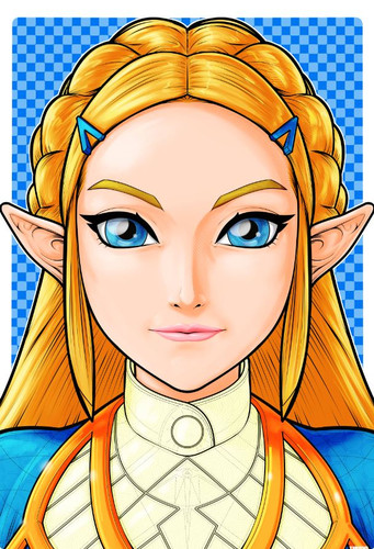 Zelda Headshot | TERRY HUDDLESTON ART