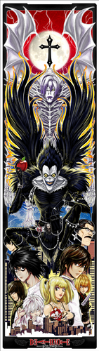 DEATH NOTE Jumbo Canvas Tapestry 2ft by 7ft / Texture paper Print ...