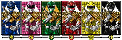 Power Rangers Jumbo | TERRY HUDDLESTON ART