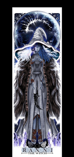 Ranni The Witch 12x40in CLAYMORE - 12x34in STND textured print ...