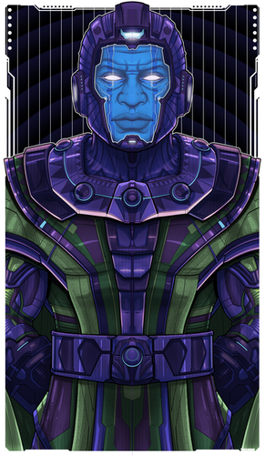 KANG The Conqueror 14x24 Texture Print | TERRY HUDDLESTON ART