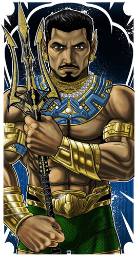 NAMOR MCU / CLASSIC ICON 14x26 Texture Print | TERRY HUDDLESTON ART