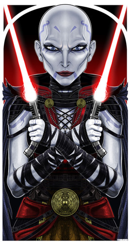 Asajj Ventress ICON | TERRY HUDDLESTON ART