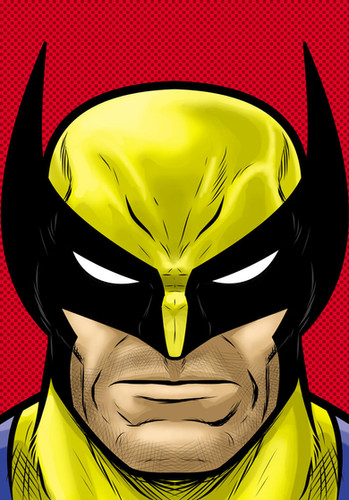 Wolverine HeadShot | TERRY HUDDLESTON ART