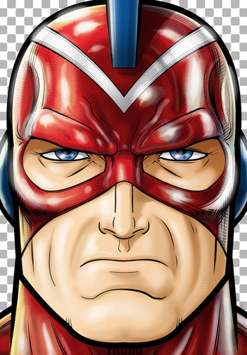 Commander Steel HeadShot | TERRY HUDDLESTON ART