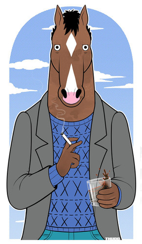 Bojack Horseman ICON | TERRY HUDDLESTON ART