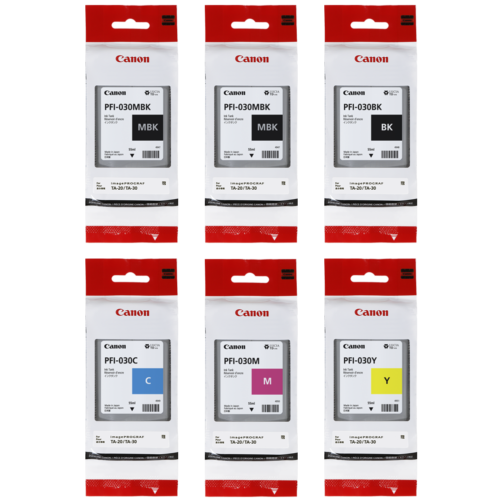 55ml Canon PFI-030 Ink Cartridges | Plotterbase