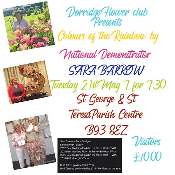 South Midlands Area of NAFAS | Dorridge Flower Club
