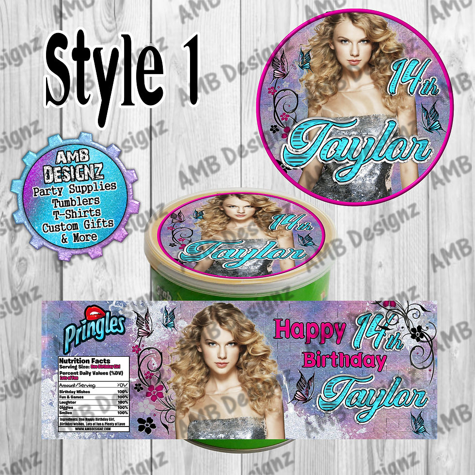 Taylor Swift Pringles Labels - Taylor Swift Party Supplies ... Taylor Swift Pringles Labels - Taylor Swift Party Supplies ...