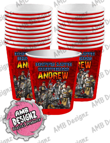 Apex Legends Party Cups - Apex Legends Party Supplies