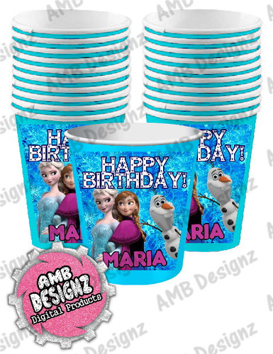 Disney's Frozen Party Cups - Disney's Frozen Party Supplies