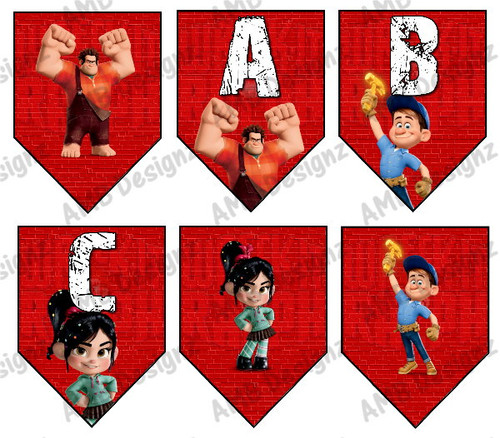 Disney's Wreck-It-Ralph Party Banner