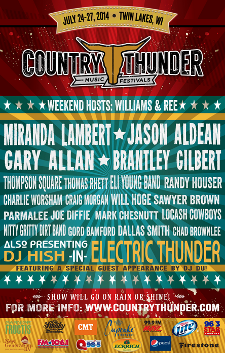 Country Thunder Wisconsin | Twin Lakes, WI | Past Lineups