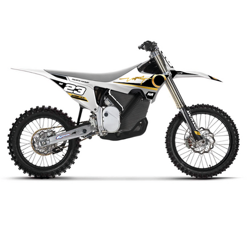 Kit déco moto STARK VARG Line One blanc | HotRider Designs