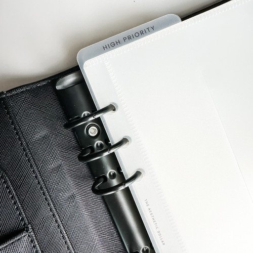 High Priority Binder Bookmark | The Aesthetic Dollar