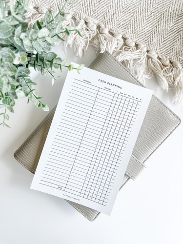 Cash Planning Notepad (50 Sheets) | The Aesthetic Dollar