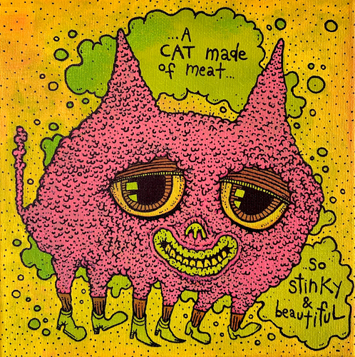 Meat Cat | Art by Orrin Taylor