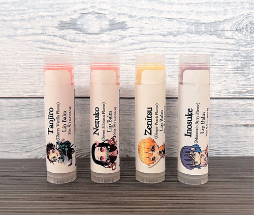 Demon Slayer Lip Balm, paraben free, silky smooth, never sticky, castor ...