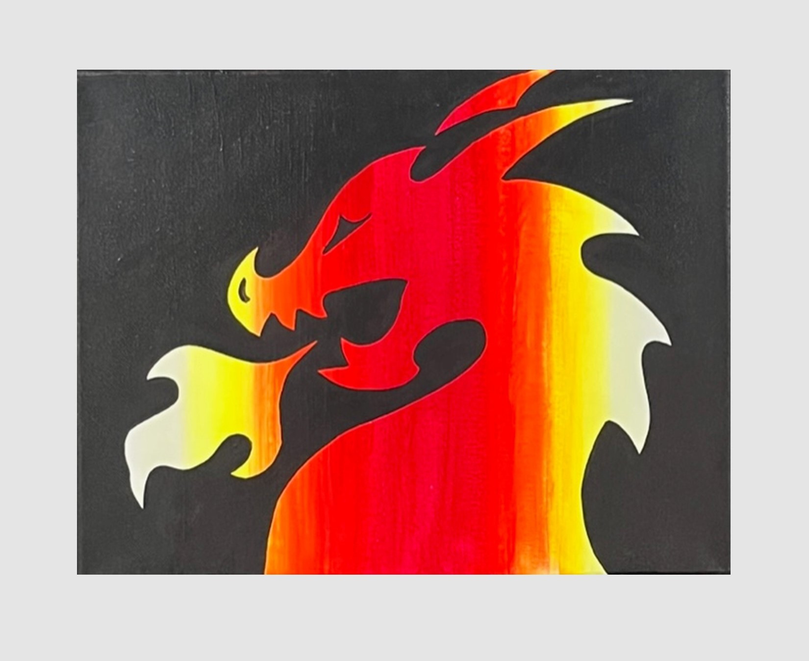 Black Light Fire Dragon PintsizePicassos black-light-fire-dragon-pintsizepicassos