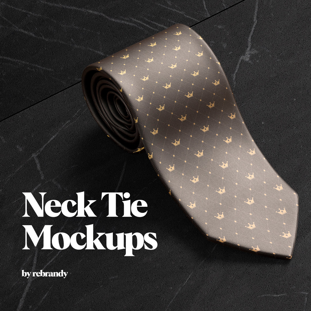 Neck Tie Mockups - Mock Up by rebrandy for Photoshop, Purchase ...