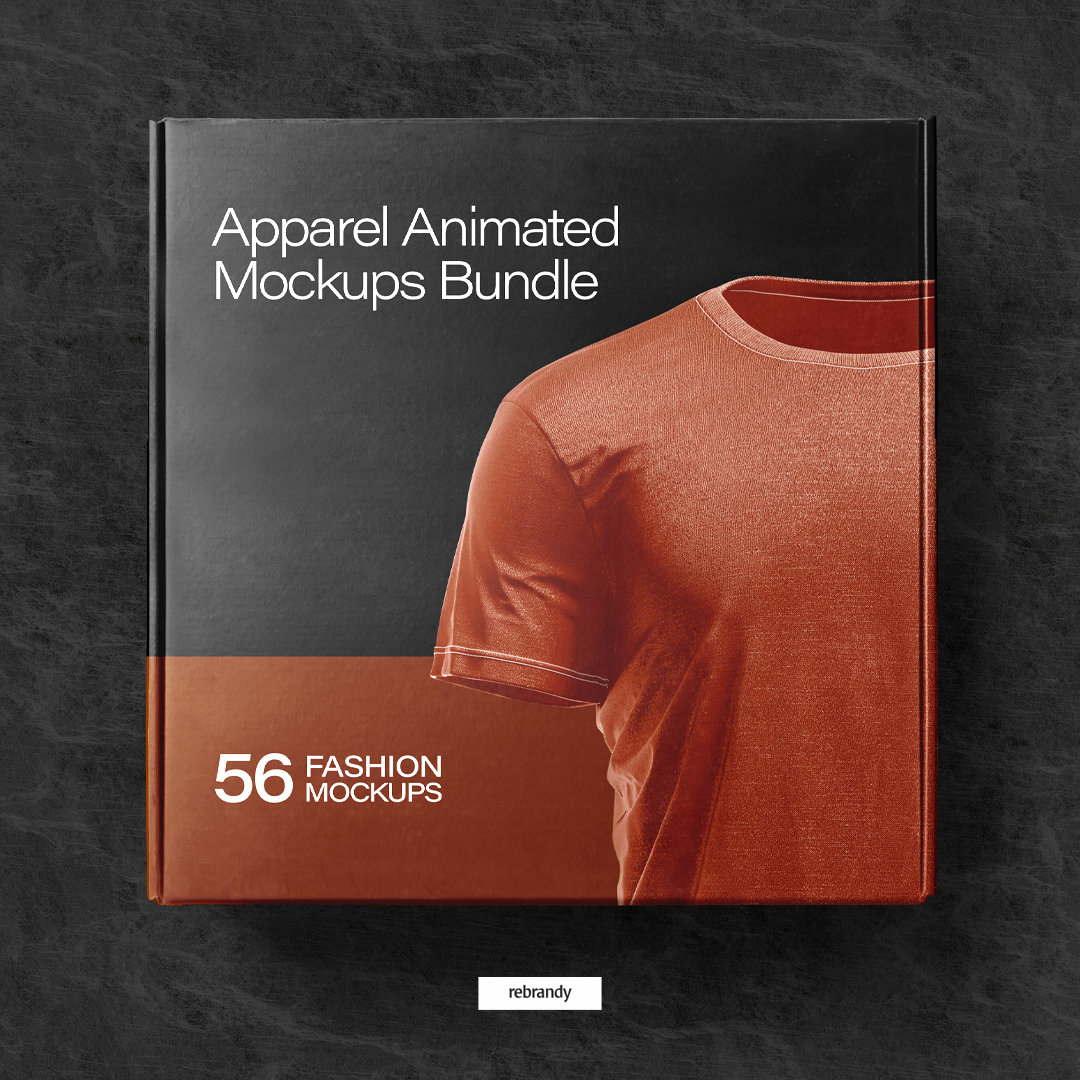 Apparel Animated Mockups Bundle - Mock Up by rebrandy for Photoshop ...
